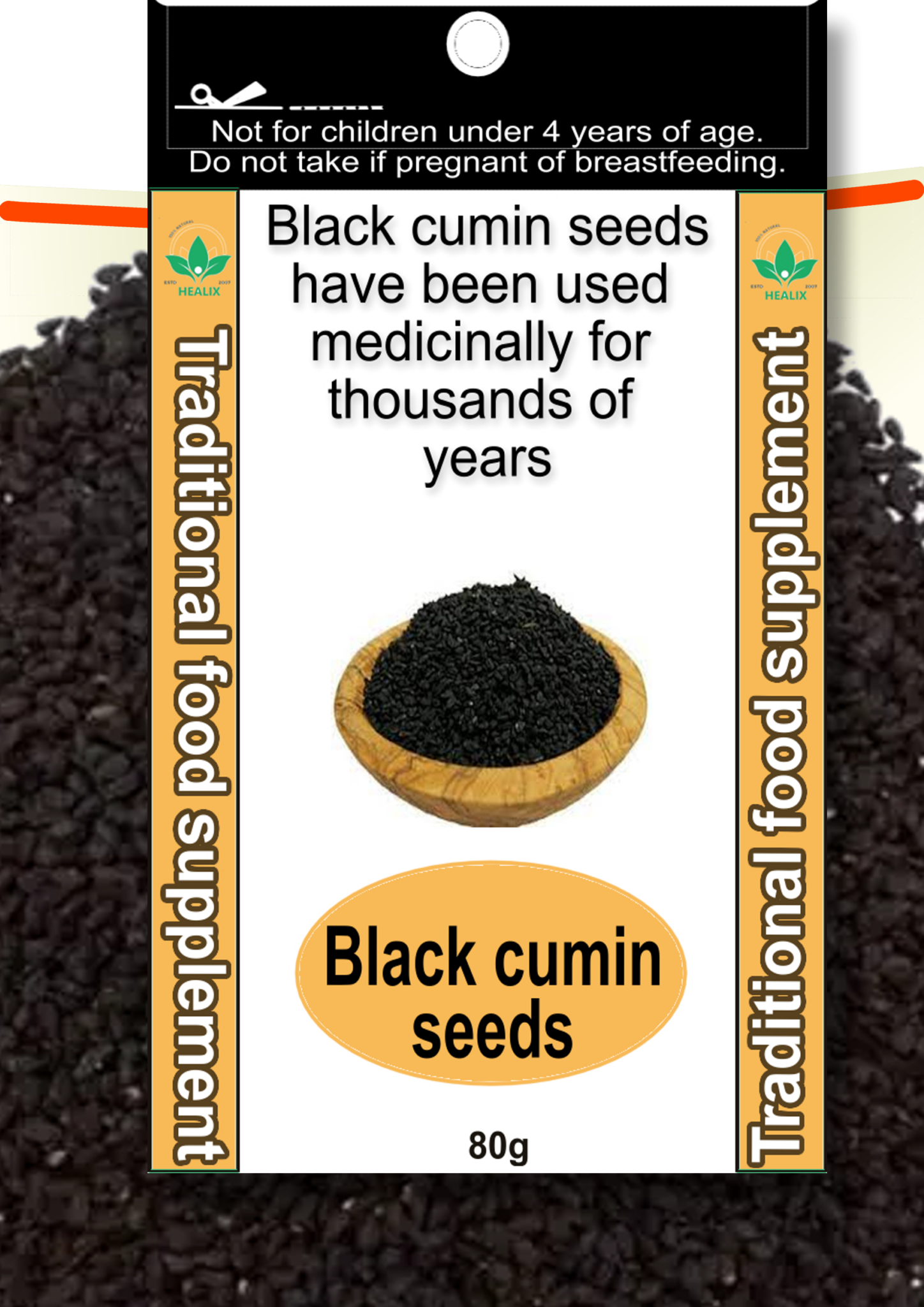 Black cumin seeds 80g – Healix Health