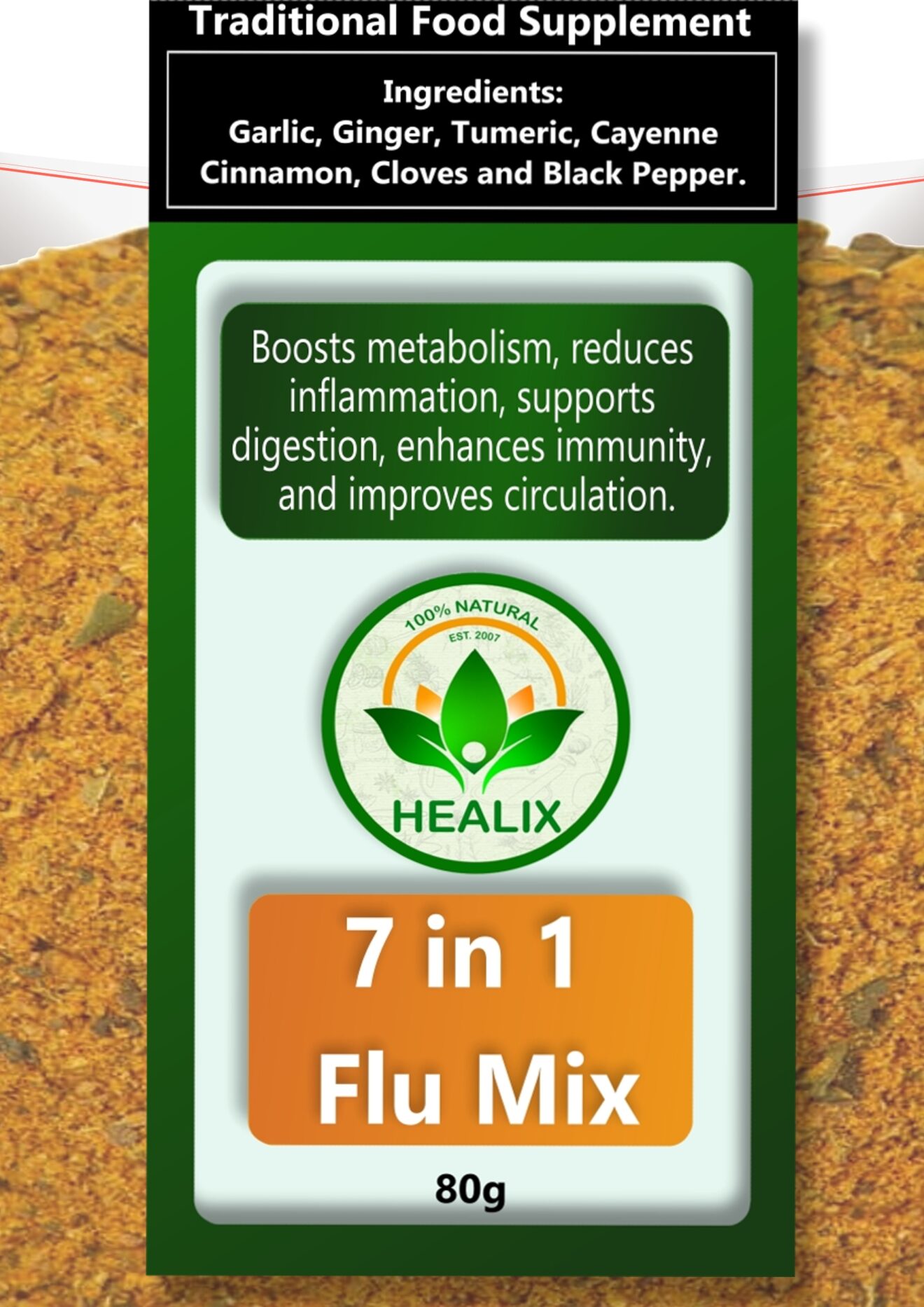 7 in 1 Flu Mix 80g – Healix Health